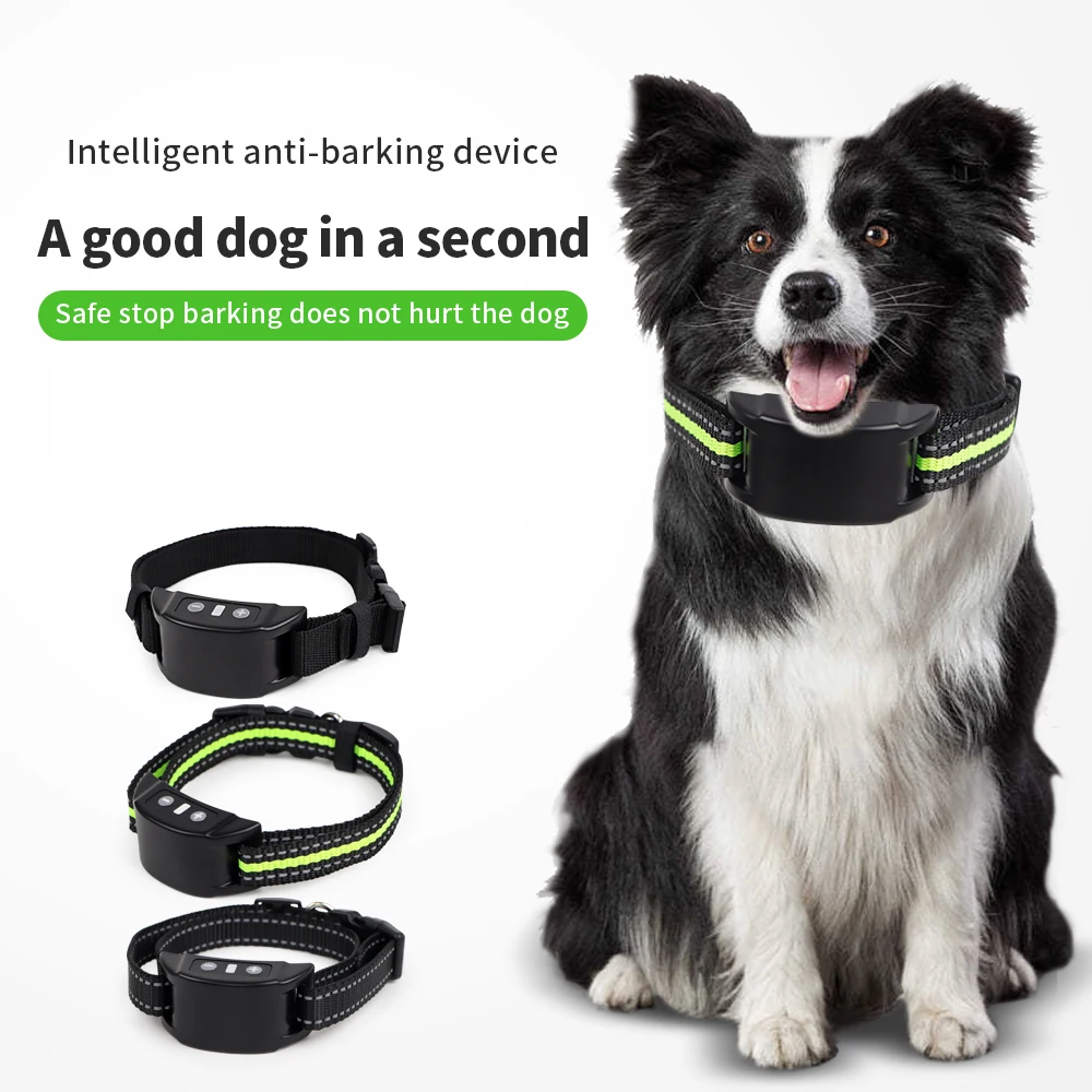 Automatic-Dog-Anti-Barking-Device-Electric-Dogs-Training-Collar-USB ...
