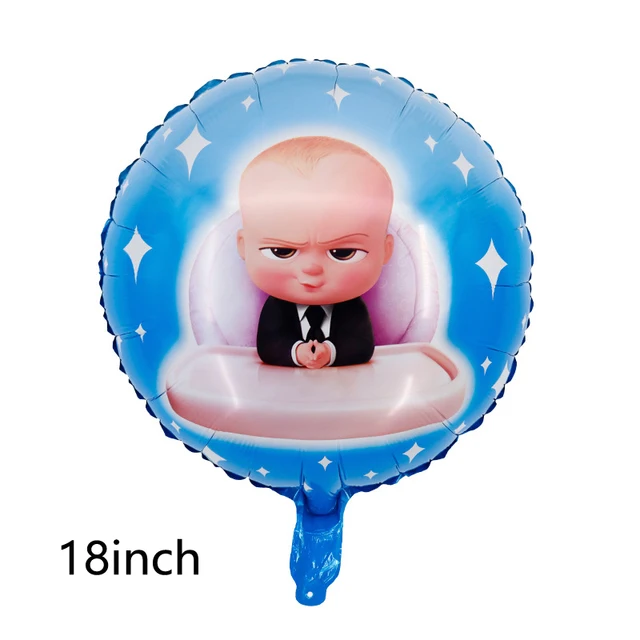 New Boss Baby Balloons BOSS Foil Ballons Baby Shower Happy Birthday ...