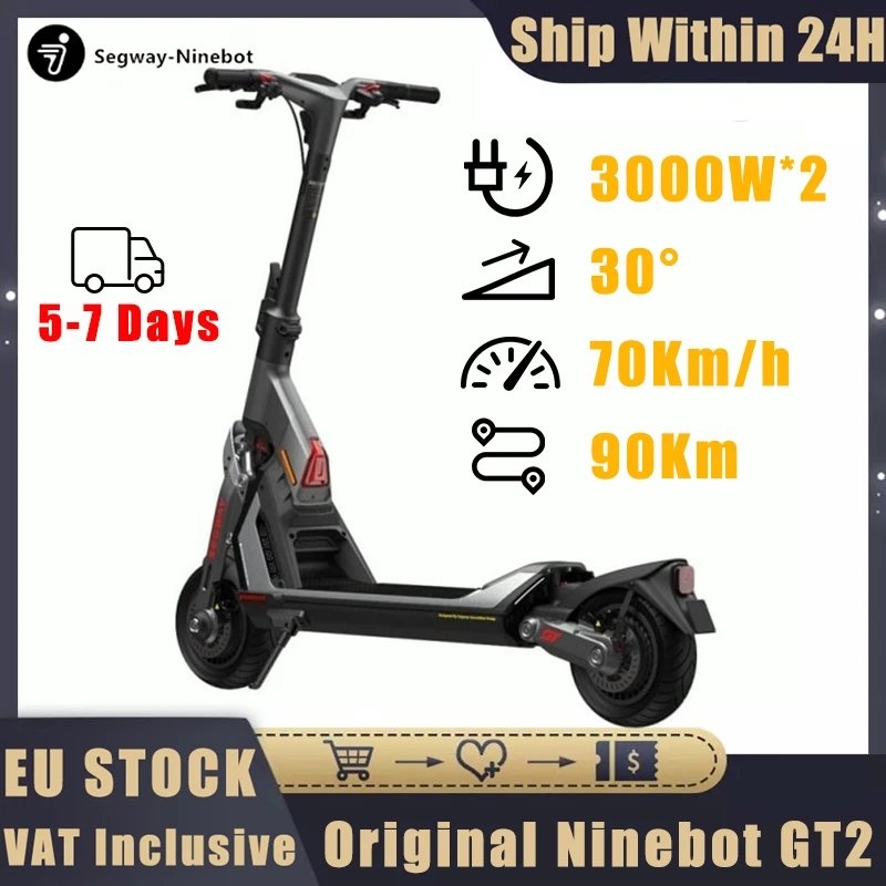 EU-Stock-Original-Ninebot-by-Segway-GT2-Super-Scooter-3000W-Motor-Max ...