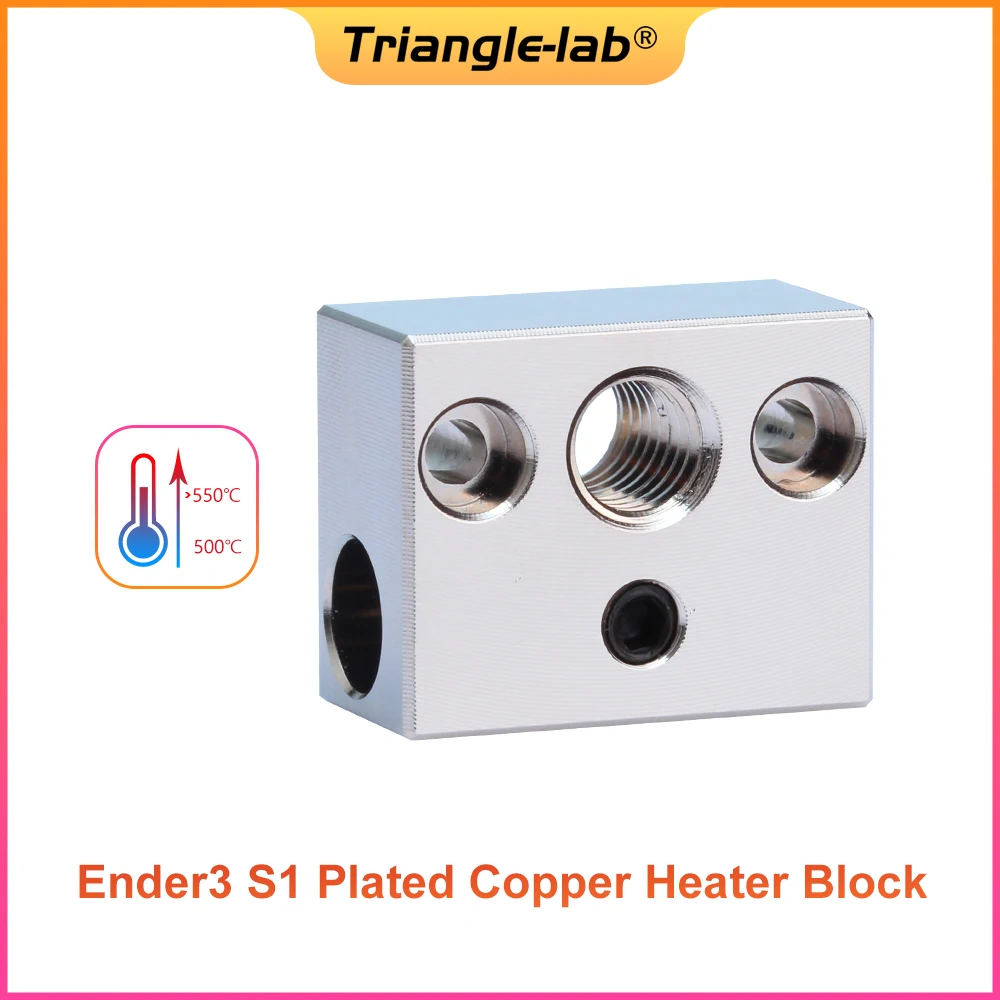Trianglelab-Ender3-S1-Plated-Copper-Heater-Block-Compatible-With ...