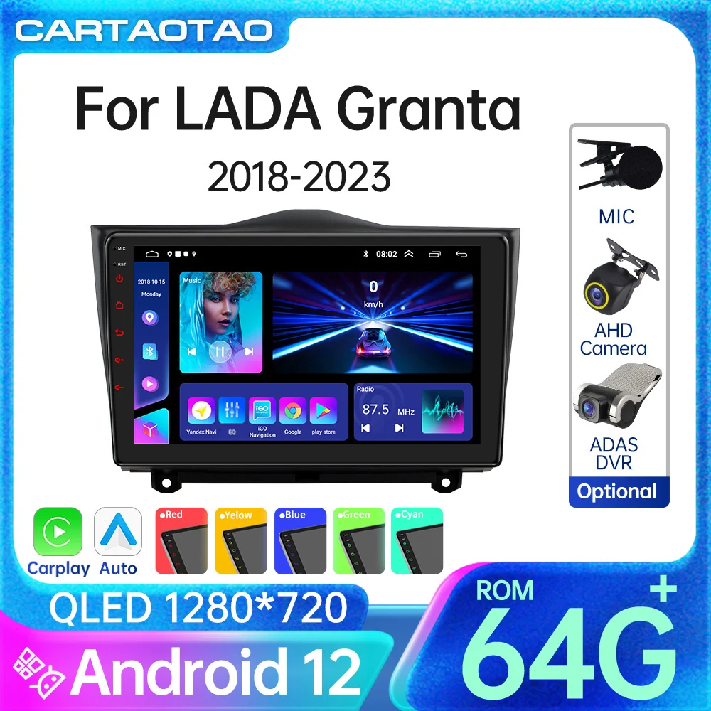 Android-12-Wireless-Carplay-Android-auto-Car-Radio-for-LADA-Granta-Cross-2018-2019-2023-GPS.jpg