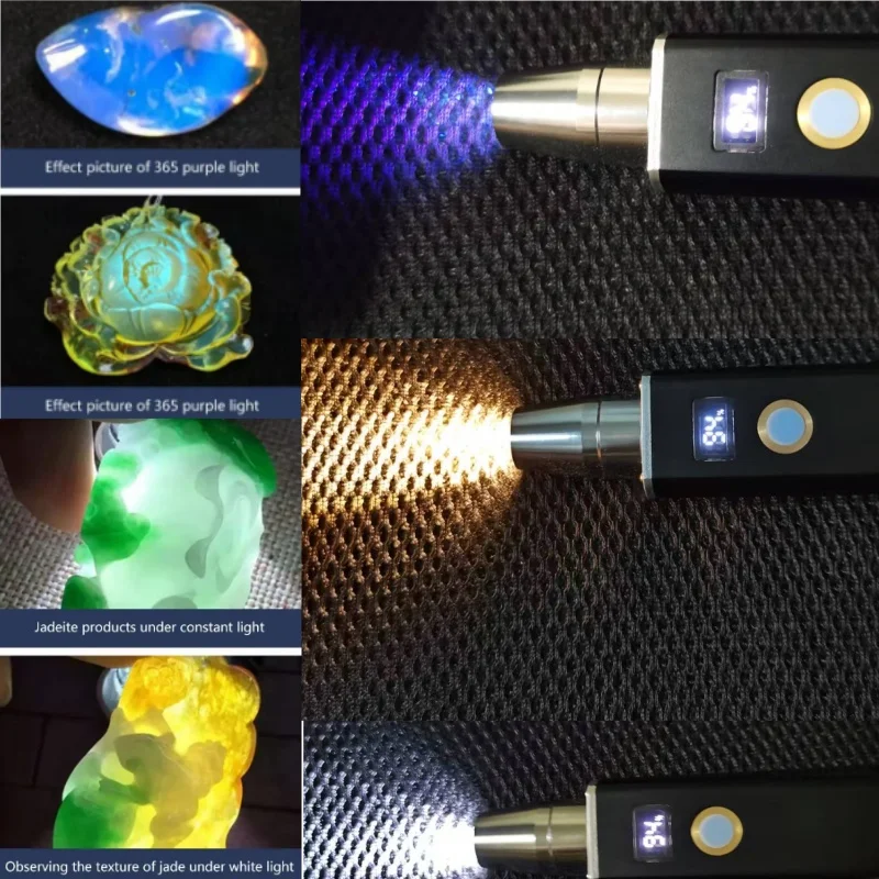 Professional Jade Identification Torch White/Yellow/UV 365nm UV ...