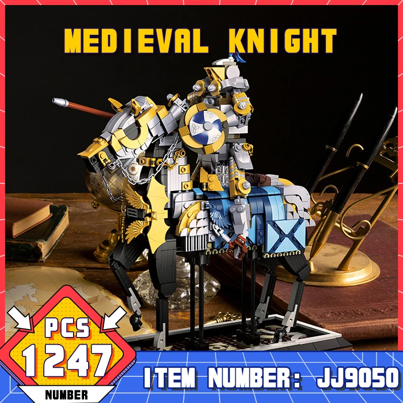 JJ9050-DIY-Large-Scale-Assembly-Toy-Medieval-Knight-Building-Block ...