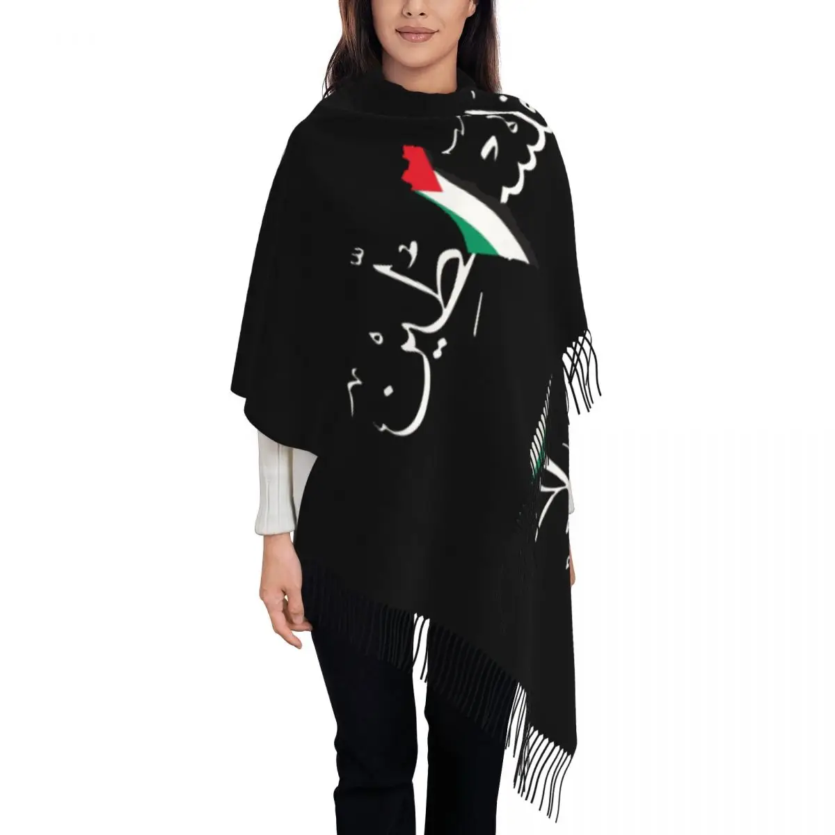 Palestine-Flag-Scarf-for-Womens-Winter-Fall-Pashmina-Shawl-Wrap ...