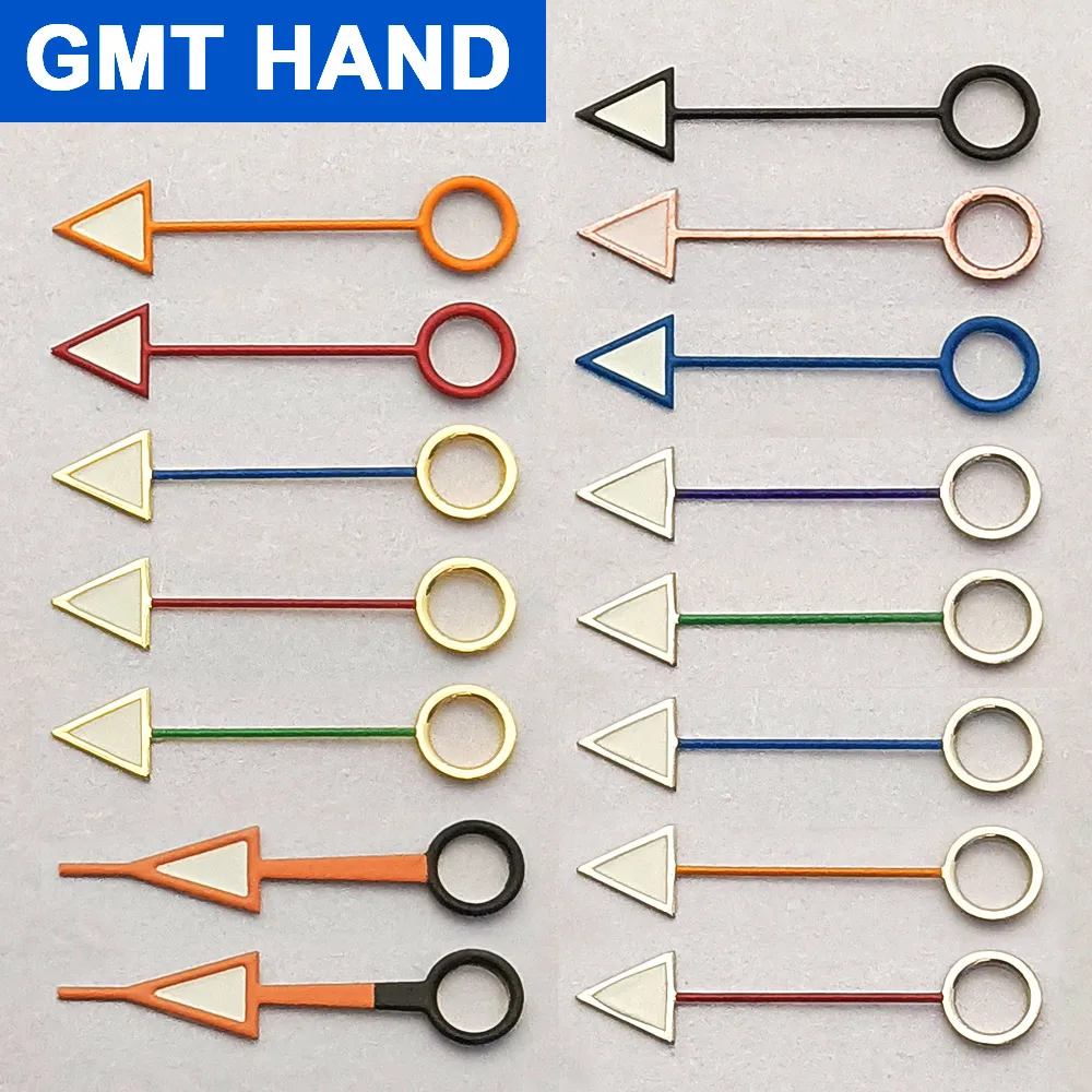 GMT-hands-bgw9-C3-Luminous-suitable-for-NH34-movement-red-green-black ...
