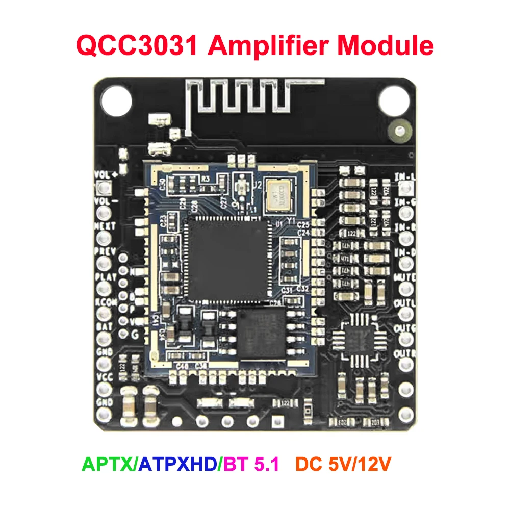 DC-12V-5V-qcc3031-aptx-atpxhd-verlustfreie-Musik-5-1-Empf-nger-platine ...