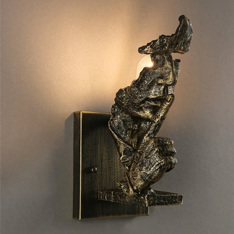 loft-face-wall-lamp-decor-salon-wall-lights-creative-retro-led-light ...