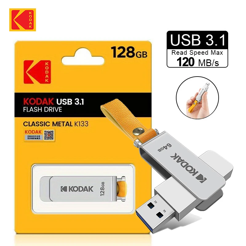 KODAK-K133-Mini-Metal-USB-Flash-Drive-512GB-256GB-128GB-64GB-Pendrive ...