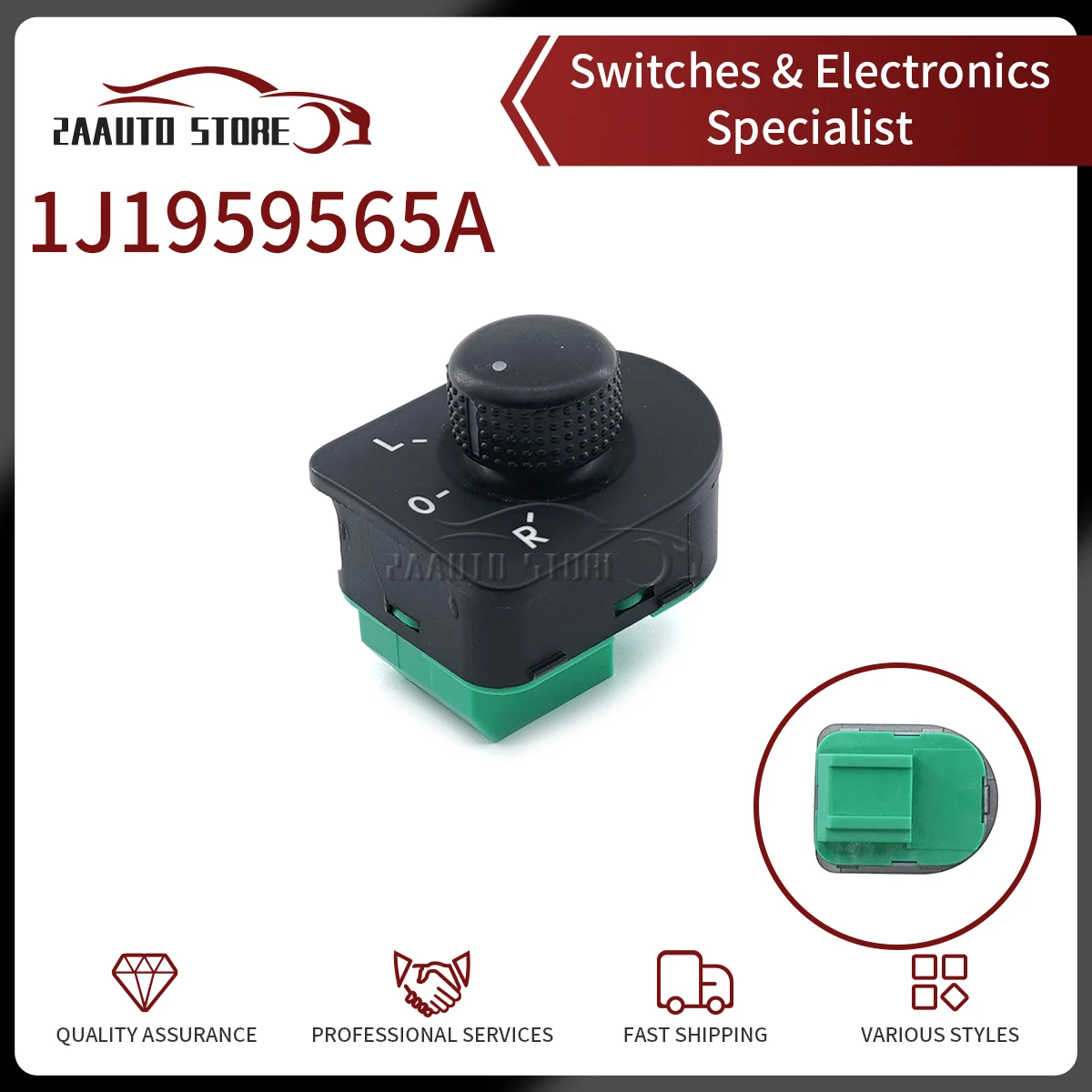 1J1959565A 폭스바겐 뉴 비틀 제타 보라 골프 1998 2010 백미러 제어 스위치, 사이드 뷰 버튼 ...