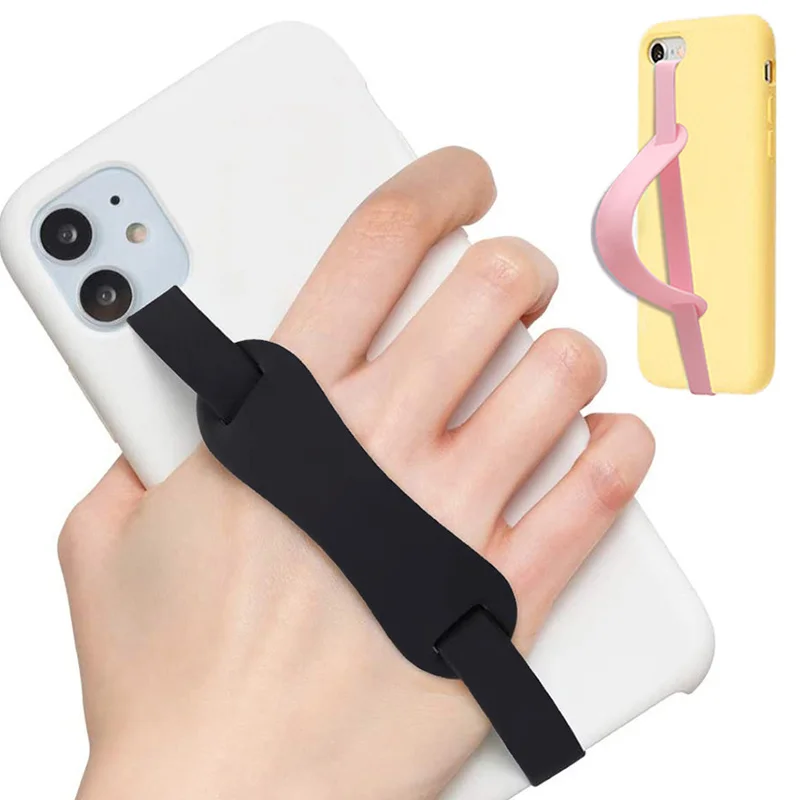 Silicone-Phone-Grip-Stand-Holder-Telescopic-Finger-Strap-Bracket ...