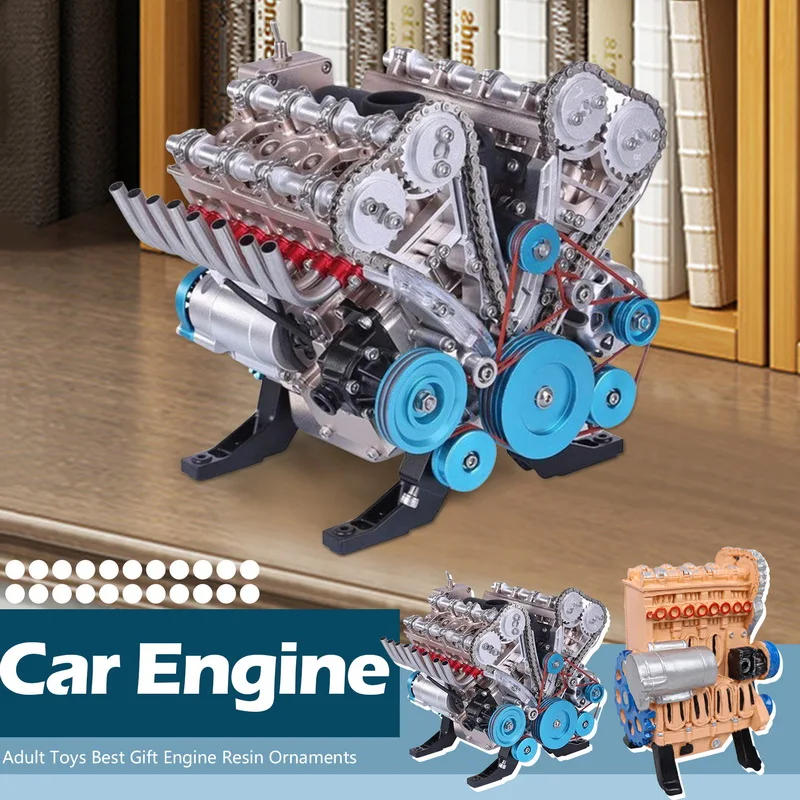 New-Mini-Assembly-Car-Assemble-Inline-Four-Cylinder-Engine-Model-Kit ...