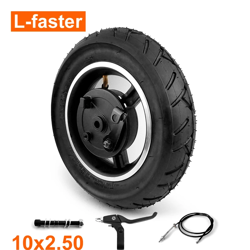 Scooter Wheels 10 Inch Tires | 10 Inch Rear Scooter Wheel | Flat Tire ...