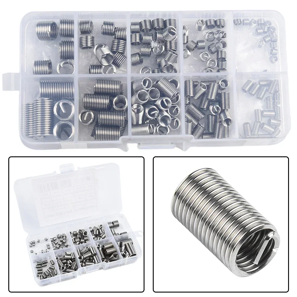 150pcs-Thread-Rts-304-Stainless-Steel-Helicoil-M5-M6-M8-Thread-Repair ...
