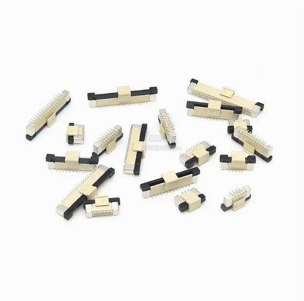 10PCS FFC/FPC connector 0.5mm with locking vertical patch cross ...