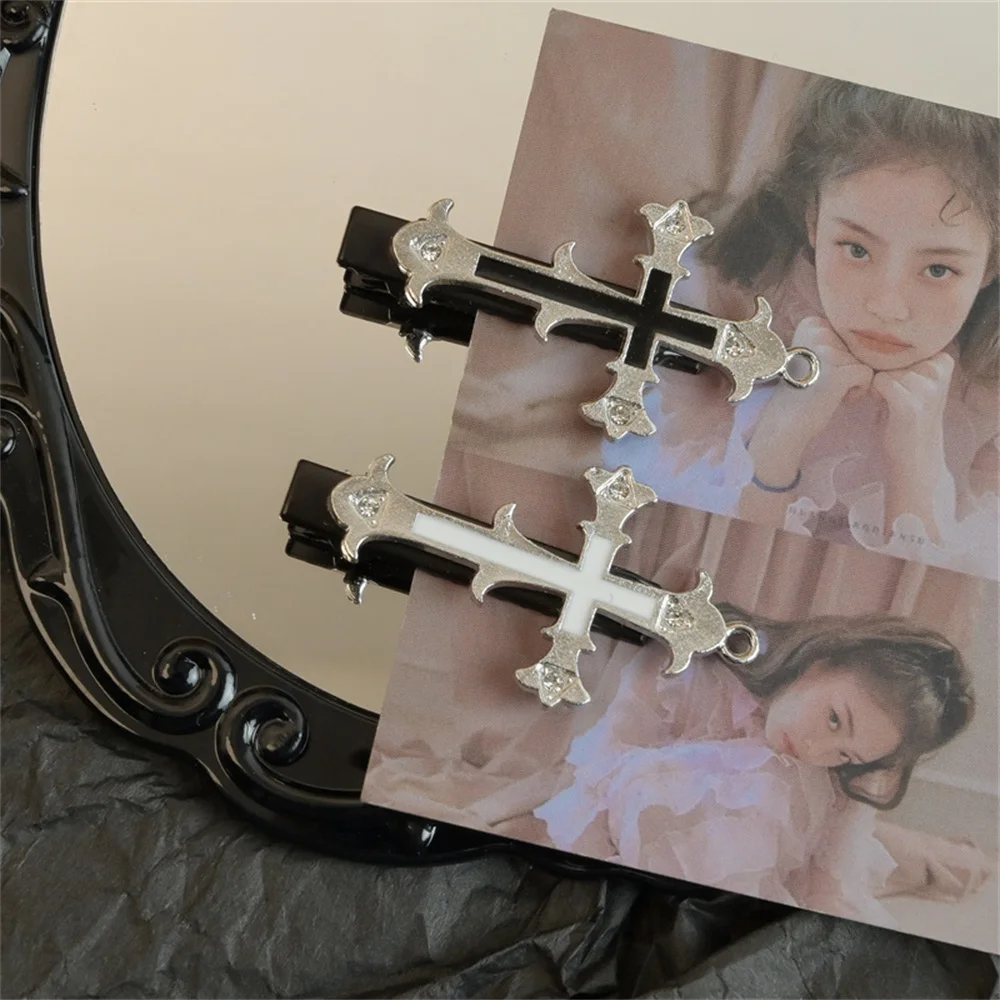 Punk-Dark-Retro-Cross-HairPin-Gothic-Cool-Hair-Clips-for-Young-Women ...