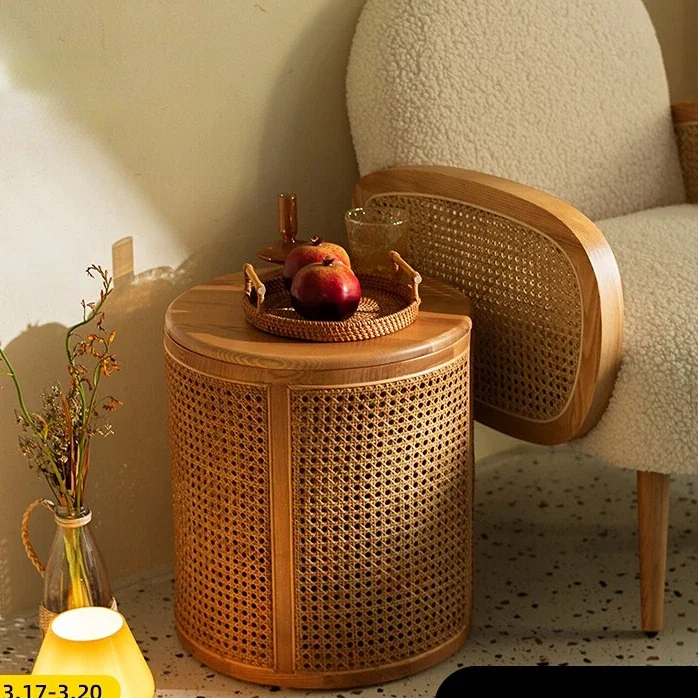 Nordic-Rattan-Living-Room-Sofa-Side-Round-Tables-Home-Auxiliary ...
