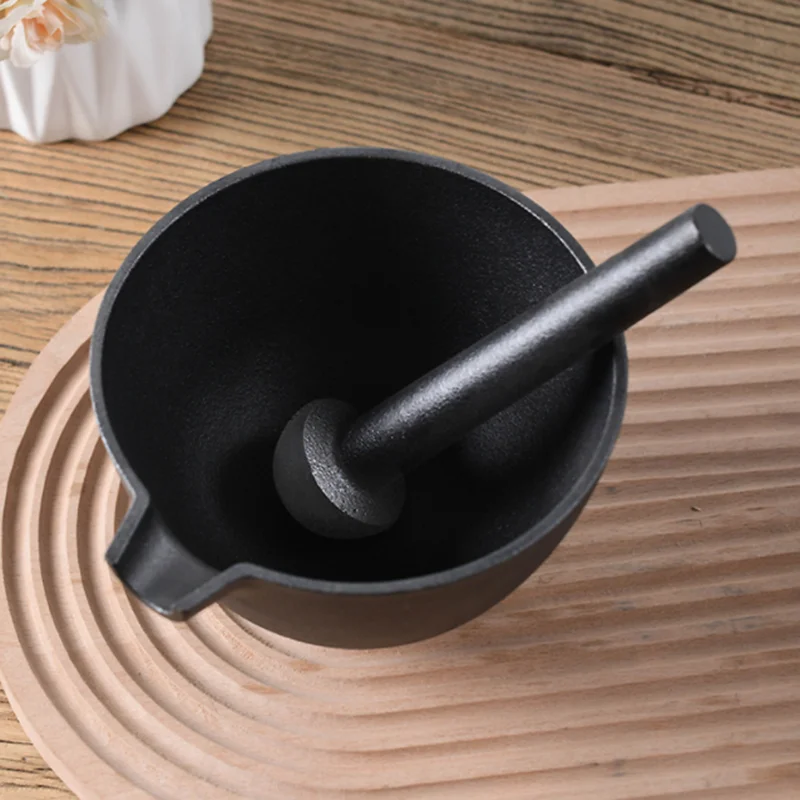 Набор мельниц для специй из чугунного раствора и пестика | AliExpress