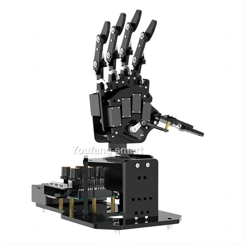 Uno Open Source Ai Bionic Robot Hand Support Somatosensory Glove Control 6 Dof Robotic Fingers 