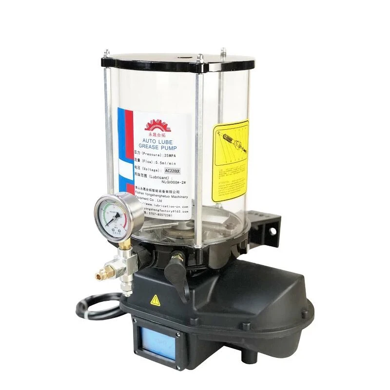 Electric Lubrication Grease Pump 1-5 Outlet 12v 24v 220v 380v PLC EGM-P ...