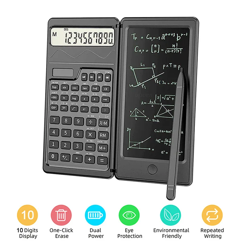 Upgraded-Solar-Scientific-Calculator-with-LCD-Notepad-Functions ...