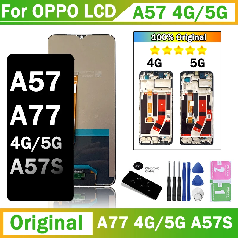 Original-For-Oppo-A57-A77-4G-CPH2387-2385-LCD-A57S-Display-Screen-Touch ...