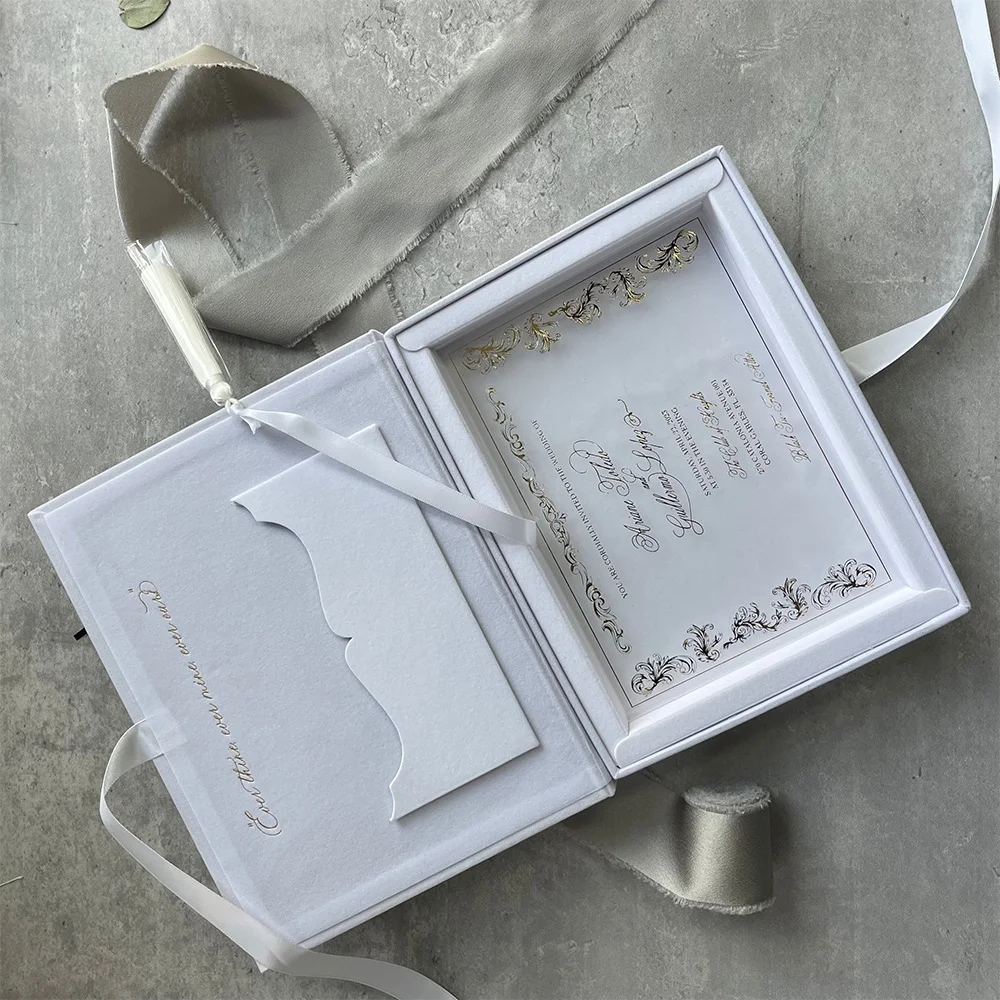 Elegant Boxed Wedding Invitations