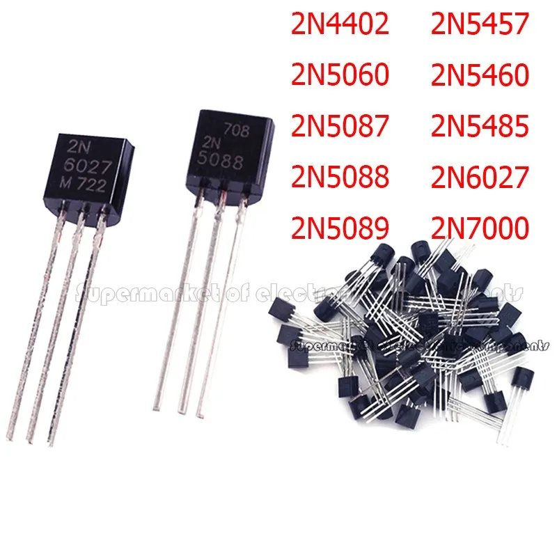 Transistor-de-10-piezas-2N4402-2N5060-2N5087-2N5088-2N5089-2N5457 ...