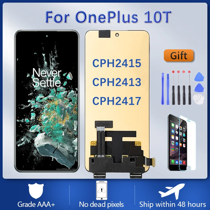 6.7'' AMOLED Original For Oneplus 10T CPH2415 CPH2413 CPH2417 LCD ...