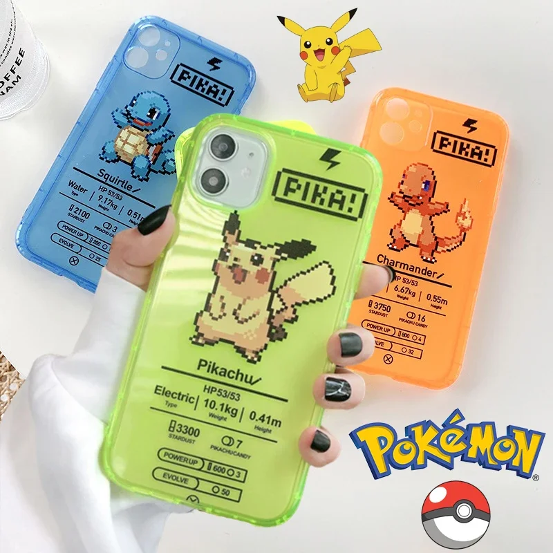 Pokemon-Pikachu-Silicone-Phone-Case-for-IPhone-12-13-Pro-Max-Cute-Anime ...