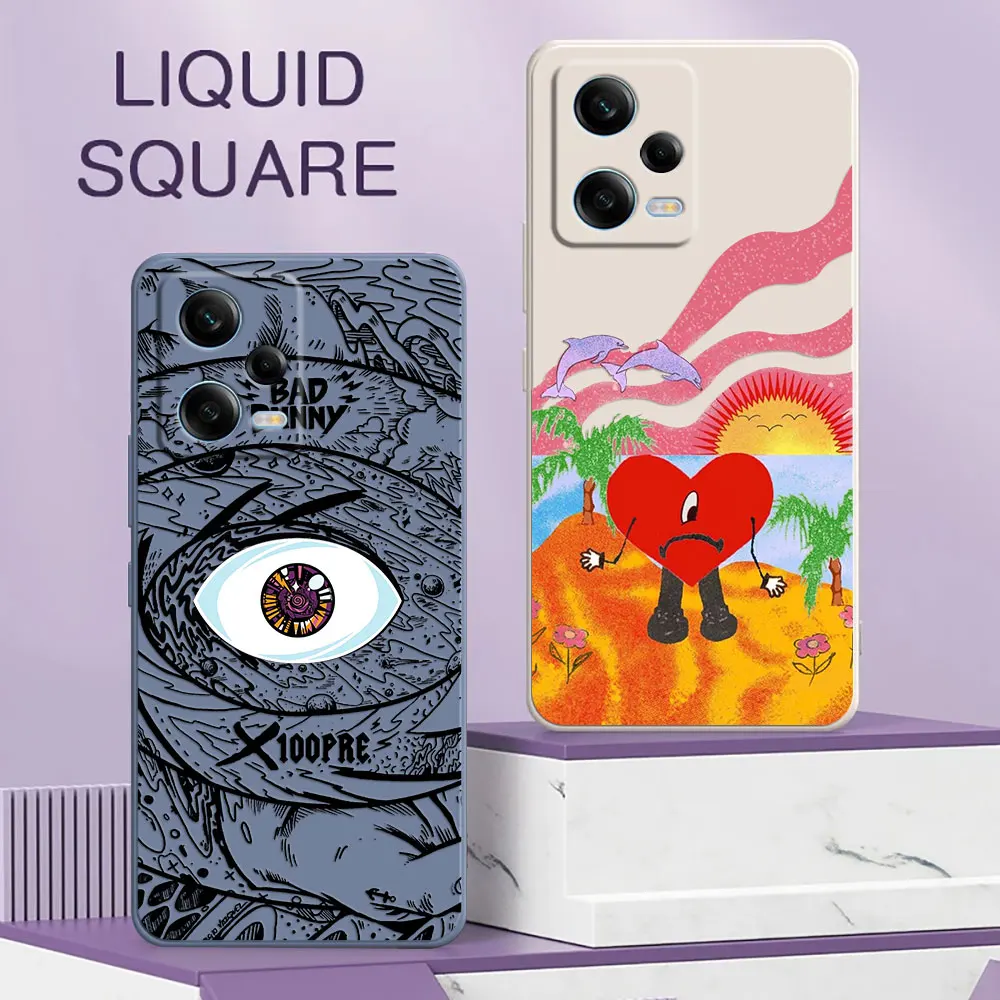 Bad-Bunny-Love-X100pre-Fundas-para-Xiaomi-Redmi-Note-12-12S-11-11S-10 ...