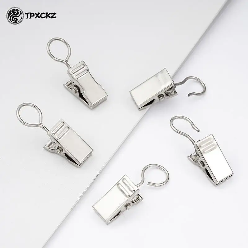 50Pcs-Sturdy-Durable-Window-Curtain-Hook-Clips-Home-Window-Accessories ...