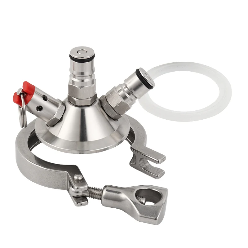 Sankey-Keg-Ball-Lock-Tri-Clamp-Conversion-KitTAPPING-HEAD-TO-2-Tri ...