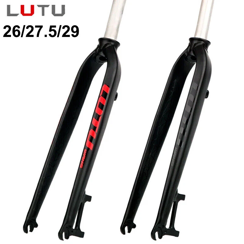 LUTU 26 27.5 29 MTB Fork Ultralight Bicycle Rigid Fork Aluminum Alloy ...