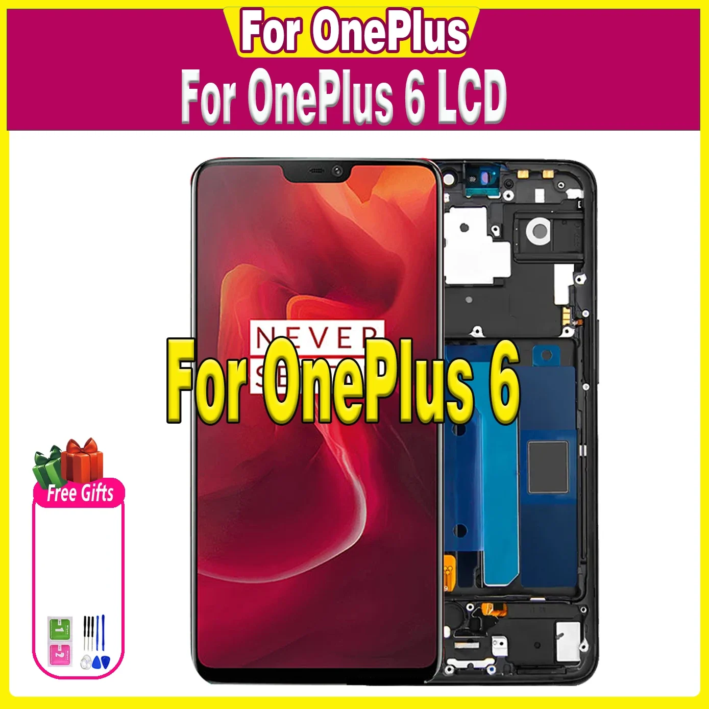 High-quality-For-OnePlus-6-A6000-A6003-LCD-Touch-Screen-Digitizer ...