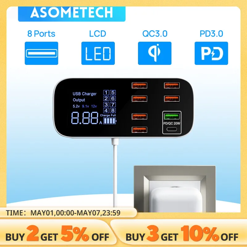 ASOMETECH-8-Port-Desktop-USB-Charger-Station-With-LED-Display-QC3-0-PD3-0-Fast-USB.jpg
