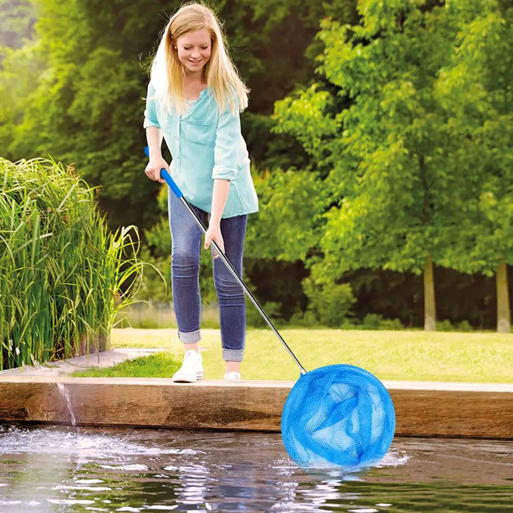 Water-Fishing-Net-Pool-Cleaning-Net-Retractable-Swimming-Pool-Net-Tool ...
