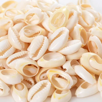 30/50/100Pcs Fahion Natural Shell Beads Cut Sea shells With Holes Beads ...