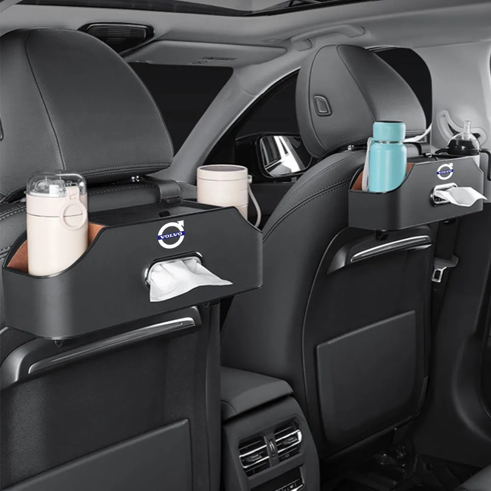 Car Seat Back Storage Box Cup Holder Tissue Paper Hook Organizer For ...