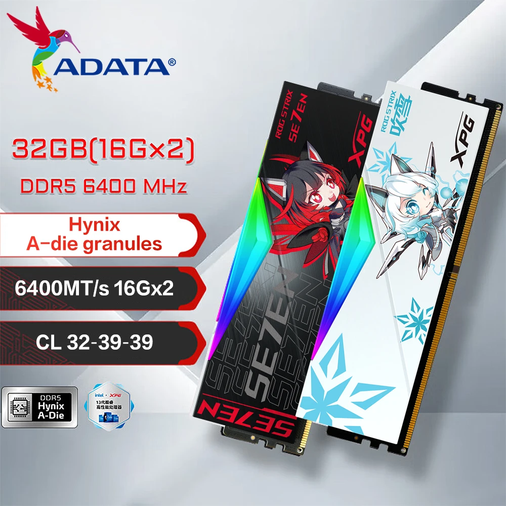 ADATA-XPG-RAM-DDR5-para-desktop-16GB-32GB-6000MHz-6400MHz-7200MHz-288 ...