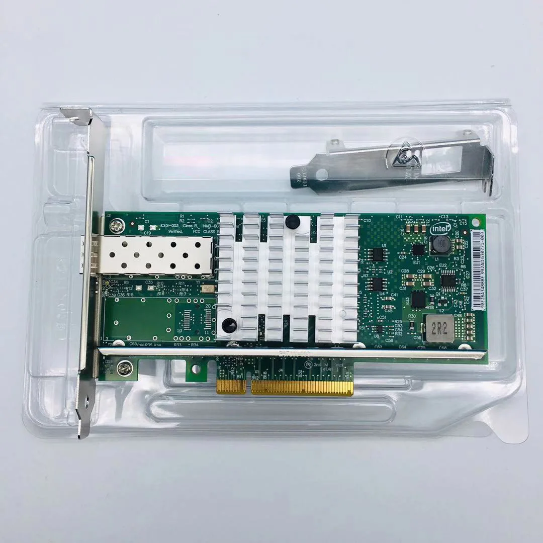 X520 DA1 10GBase PCI Express X8 82599EN Chip Single Port SFP+ Ethernet ...