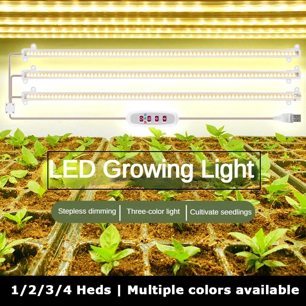 Newest-Led-Growing-Light-Strips-for-Plants-4pcs-Bars-Full-Spectrum ...