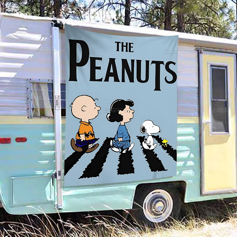 Snoopy Beatles Wallpaper: The Ultimate Cute & Nostalgic Flag for Party ...