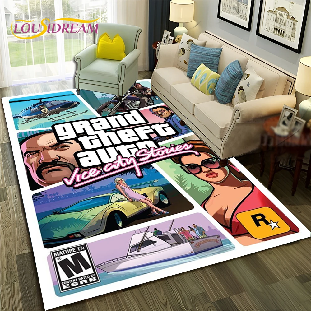 GTA-3D-Games-Grand-Theft-Auto-Gamer-Carpet-Rug-for-Home-Living-Room ...
