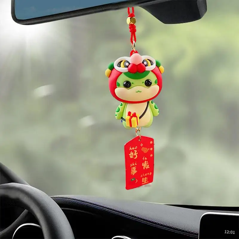 Car-Rearview-Pendant-Cartoon-Snake-Year-Charm-for-Car-Mascot-Car ...