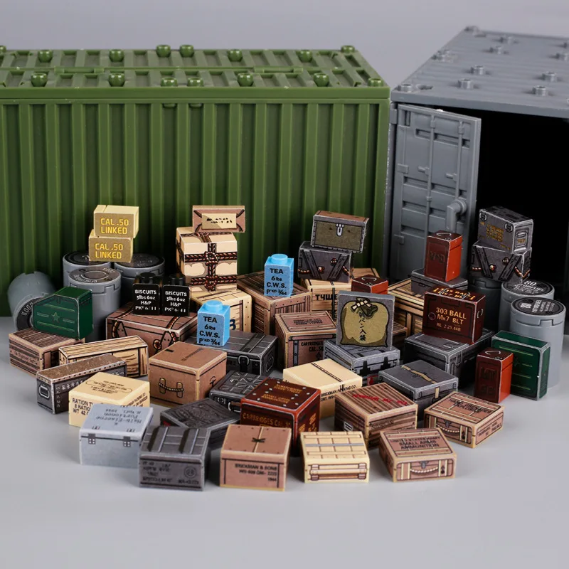 MOC-World-War-II-German-Military-Material-Package-Building-Blocks-Kit ...