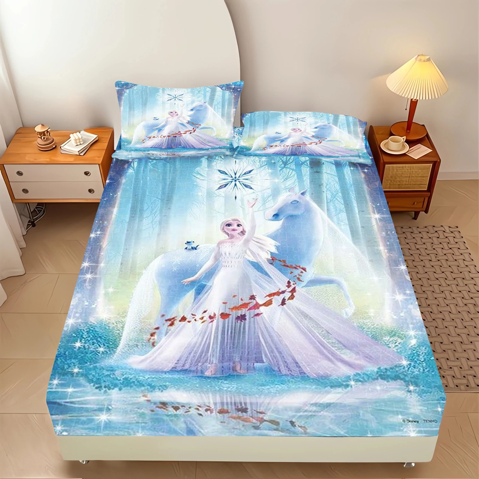 Frozen-Princess-Elsa-3D-Printed-Children-S-100-Polyester-With-Pillowcas ...