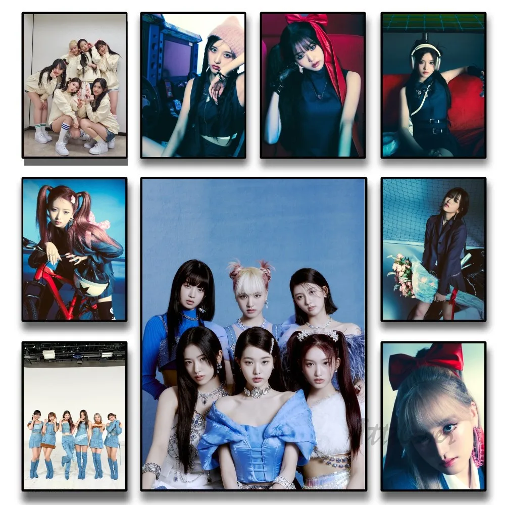 KPOP-Girl-Group-Poster-Paper-Print-Home-Living-Room-IVE-Bedroom ...