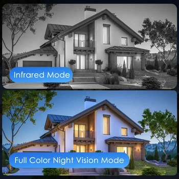 4K 8MP Wifi PTZ Camera Dual Lens IP CCTV Video Surveillance Camera Ai ...