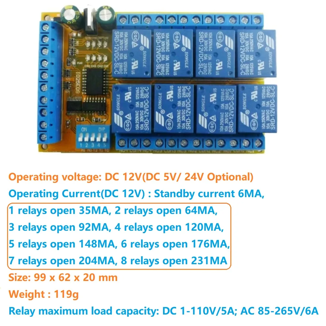 DC 5V 12V 24V 8 Channels Multifunction Power Conditioner/Sequencer ...