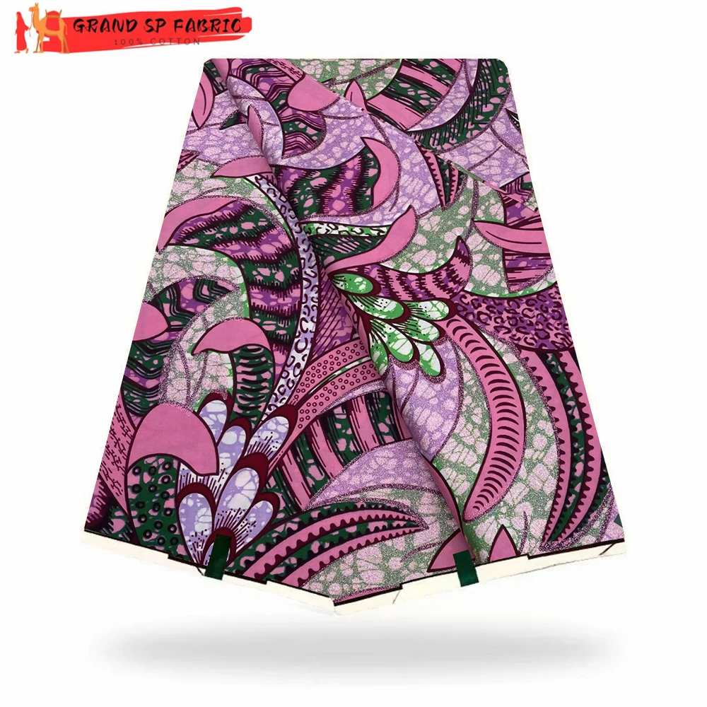 Grand-Super-100-Cotton-African-Wax-Fabric-High-Quality-Wax-Print-Ankara ...